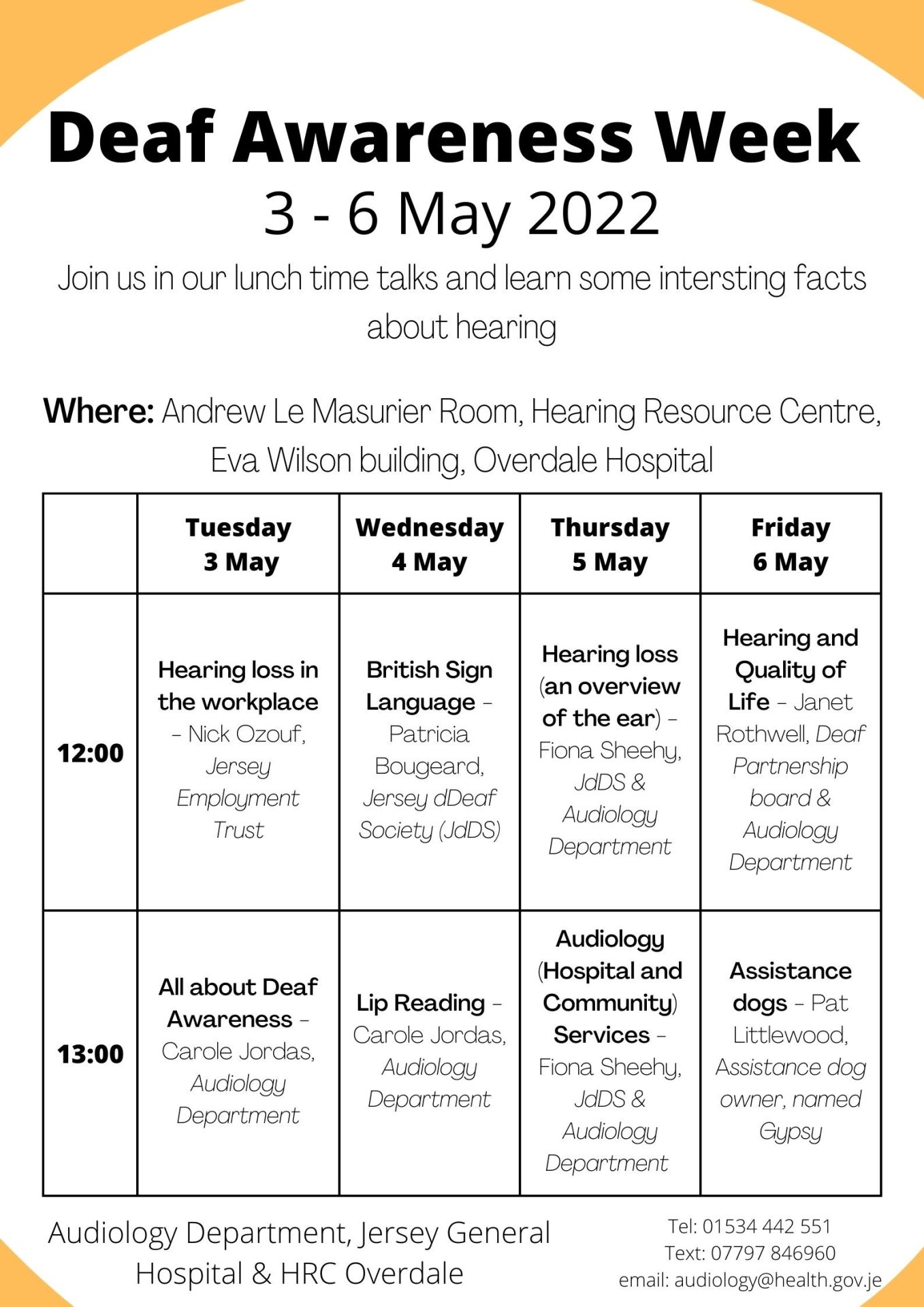 Deaf Awareness Week 3-6 May | Earsay
